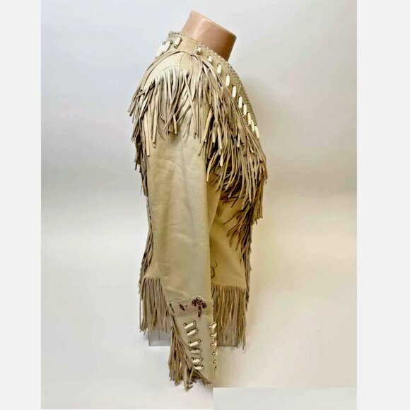 Arturo | Jackets & Coats | Vintage Arturo Burray Olson Leather Fringe ...